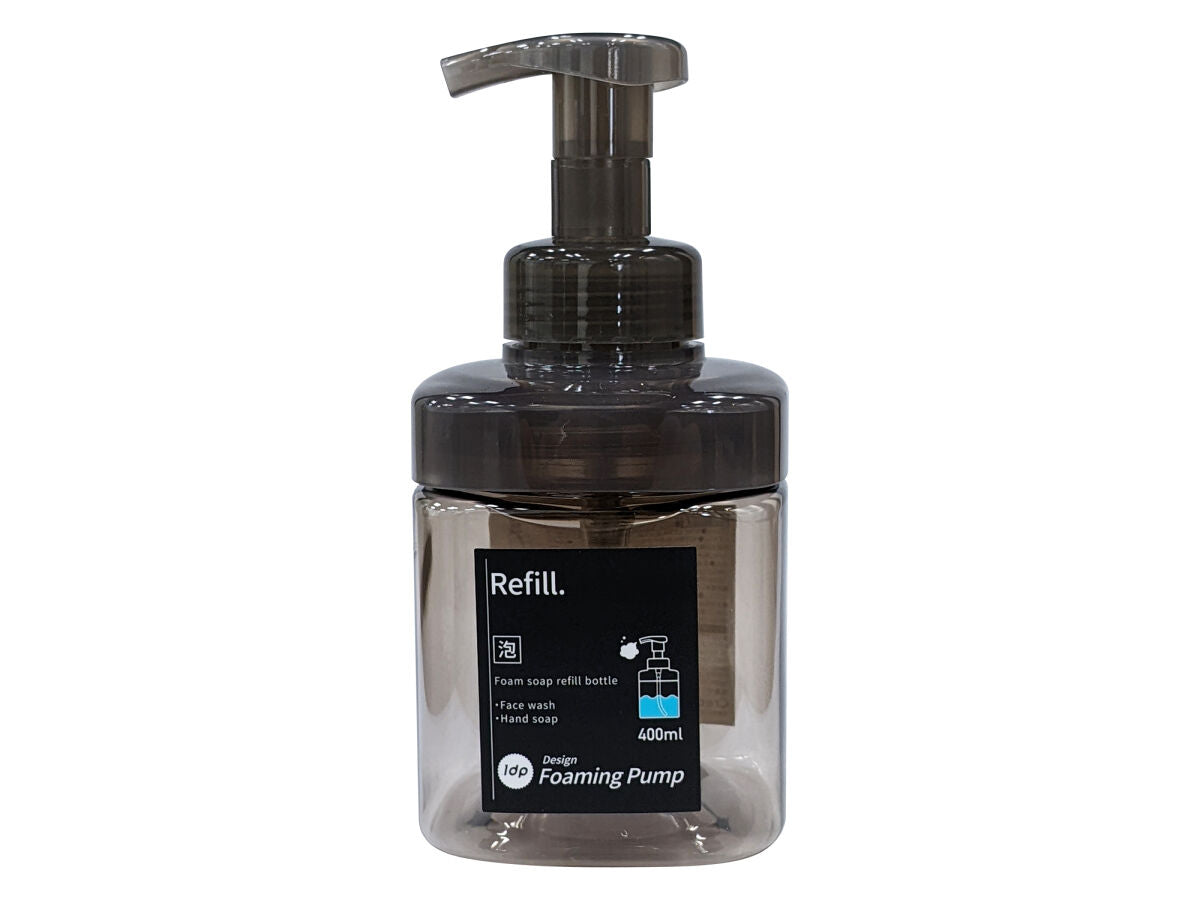 1dp 広口泡ボトル 400ml 角 アンバー -100均 通販 ダイソーオンラインショップ【公式】