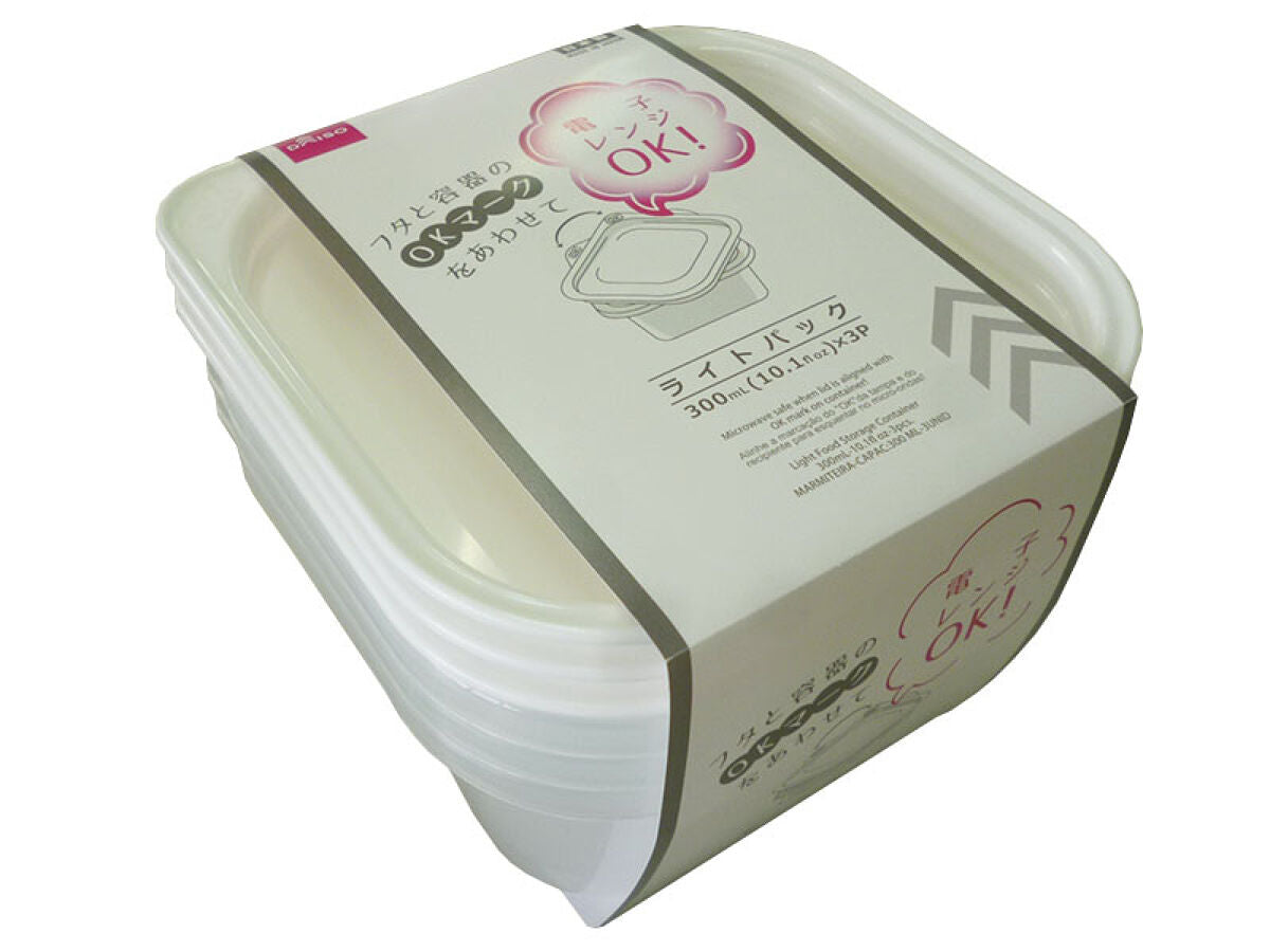 ライトパック300ml 3P - ダイソーオンラインショップ通販【公式】